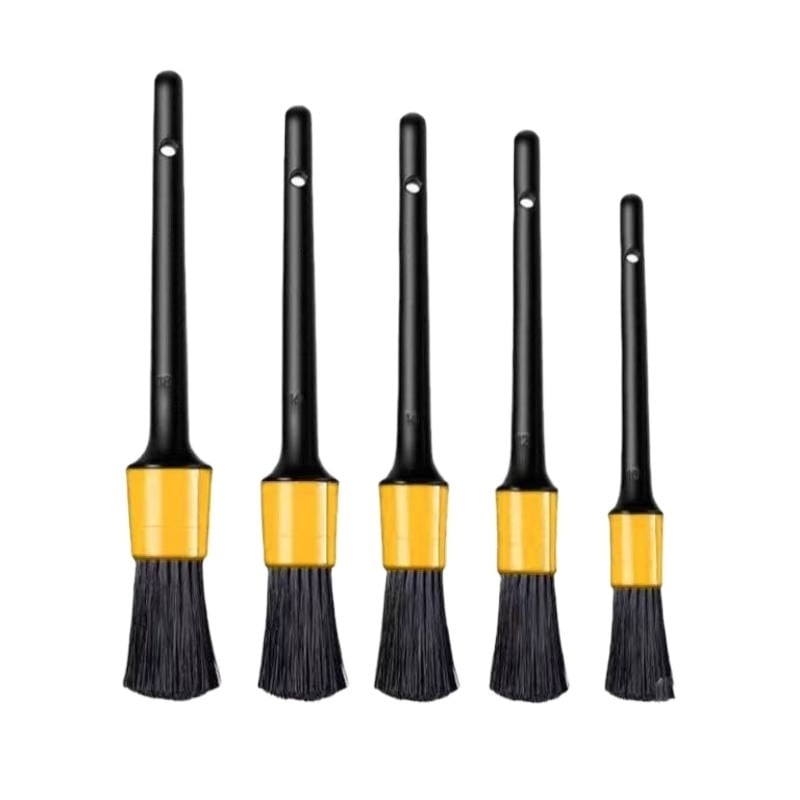 Applies to 5 Sizes Auto Car Detailing Brushes Kit for Wheels Engine ...