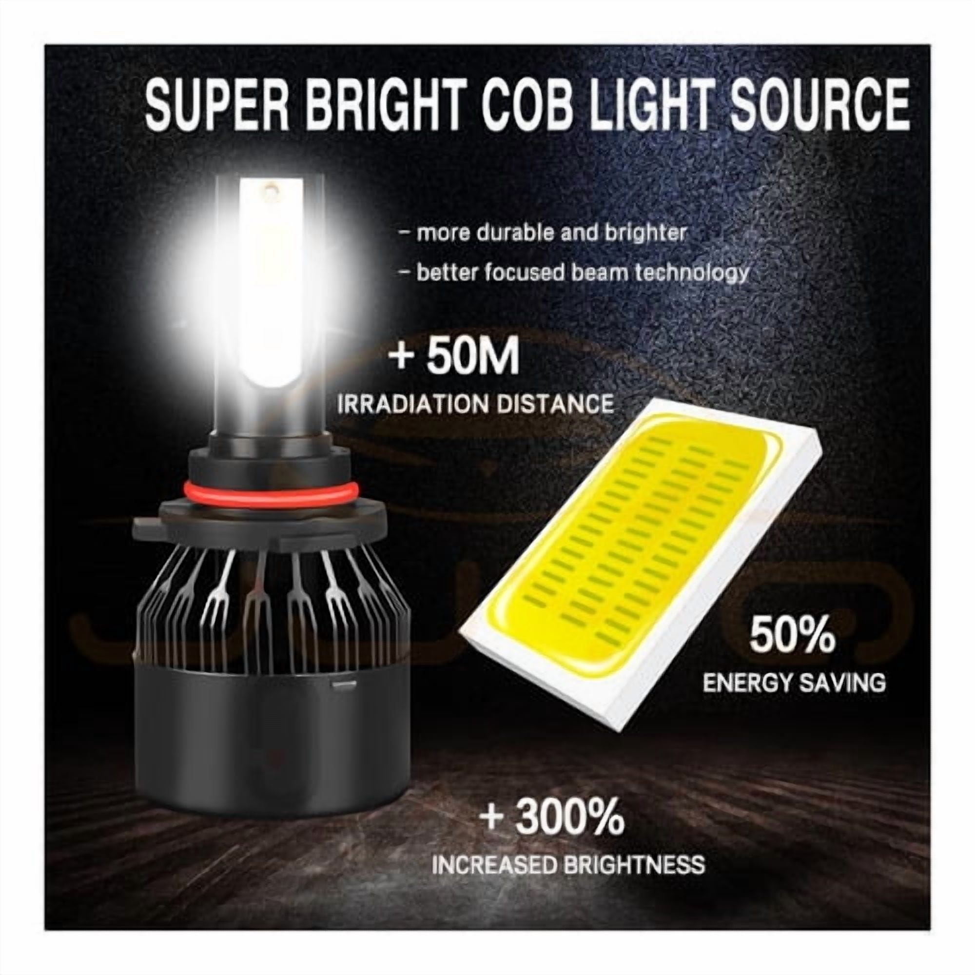 Applies to 9005 9006 LED High/Low Beam Bulb Kit for Chevrolet - Walmart.com