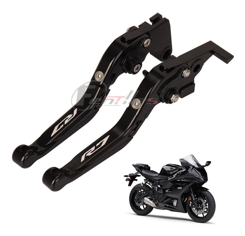Applies to Brake and Clutch Levers for Yamaha YZF R7 - Black - Walmart.com