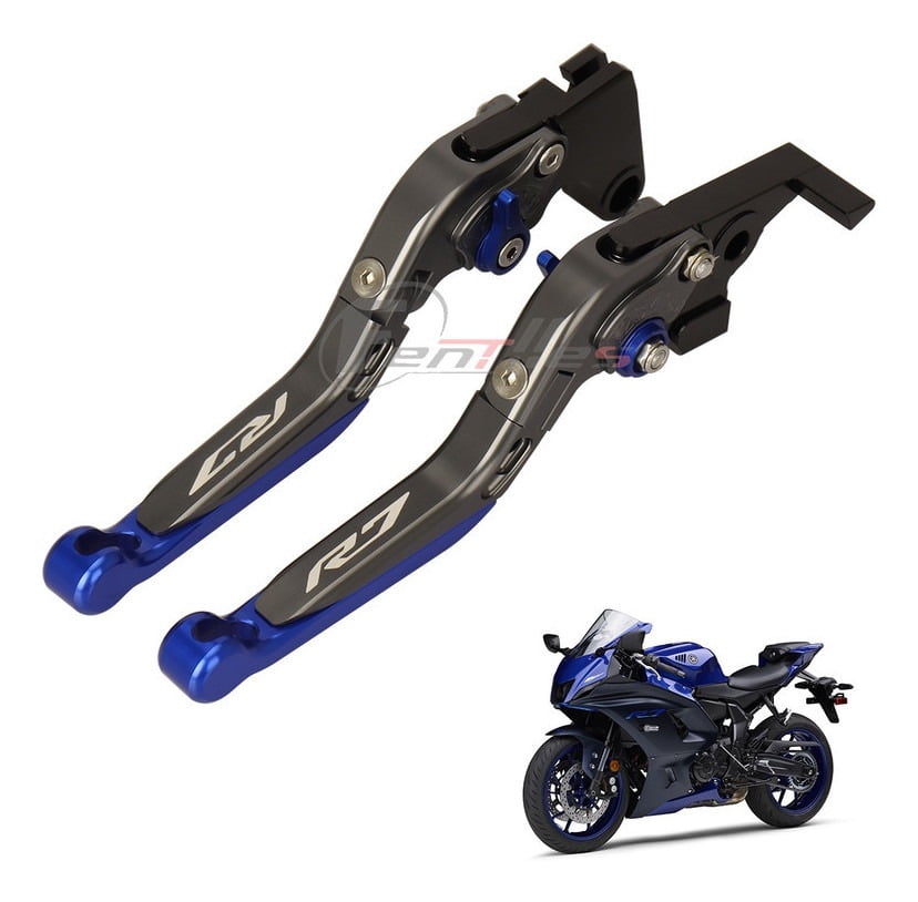 Applies to Brake and Clutch Levers for Yamaha YZF R7 - Blue - Walmart.com