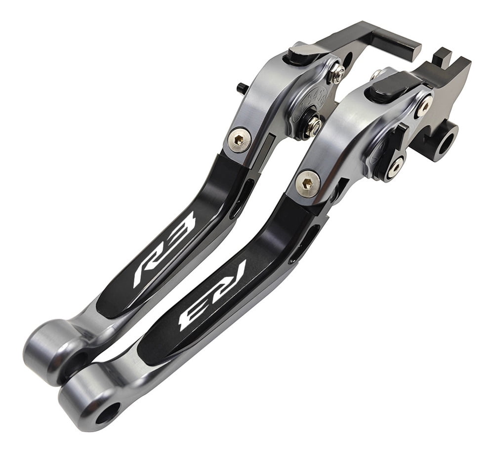 Applies to Folding Aluminum Levers for Yamaha YZF R3 - Walmart.com
