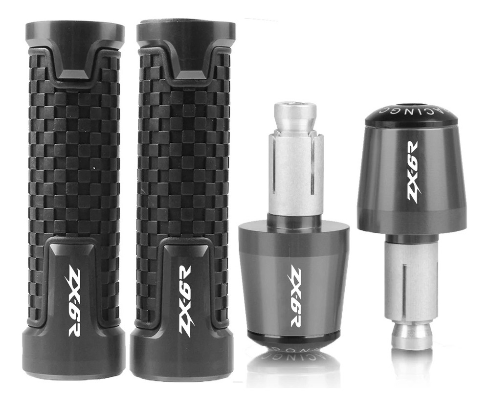 Applies to For Kawasaki Zx6r Zx 6 R Handlebar Grips and Plugs - Walmart.com