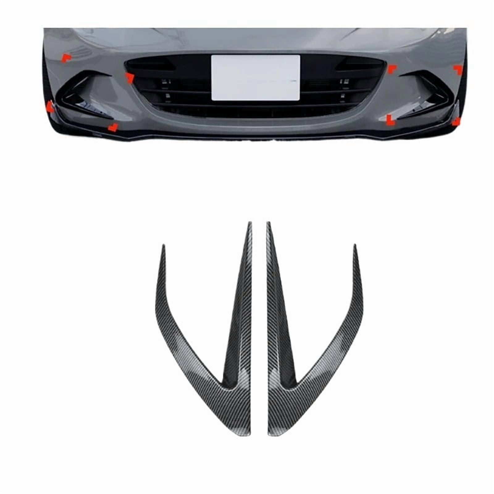 Applies to Front/Rear Bumper Side Vent Frame Cover Sticker Fin Canards ...