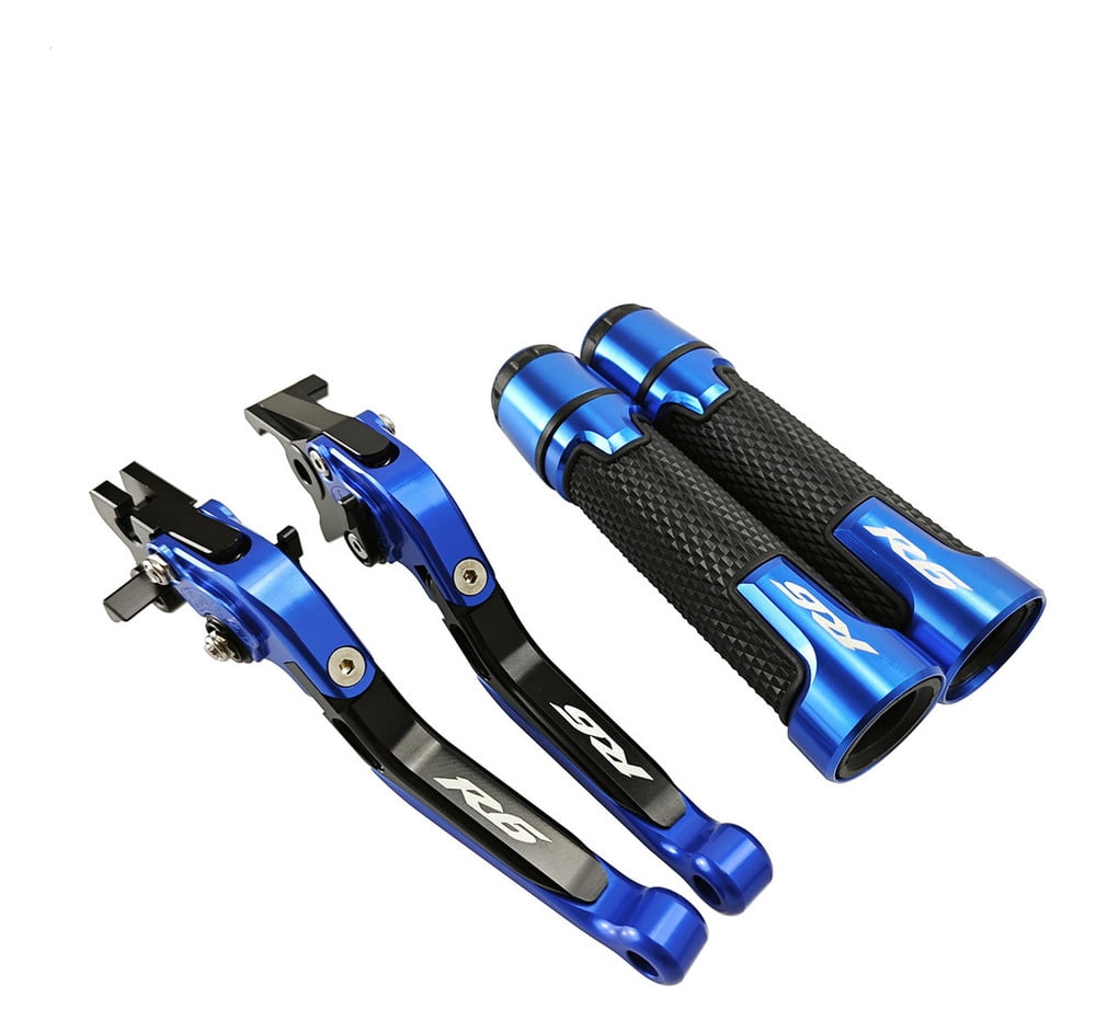 Applies to Handles, Levers & Grips for Yamaha YZF R6 1999-2004, Blue ...