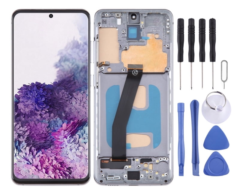 LCD Screen With Frame for Samsung Galaxy S20 Sm-g980 - Walmart.com