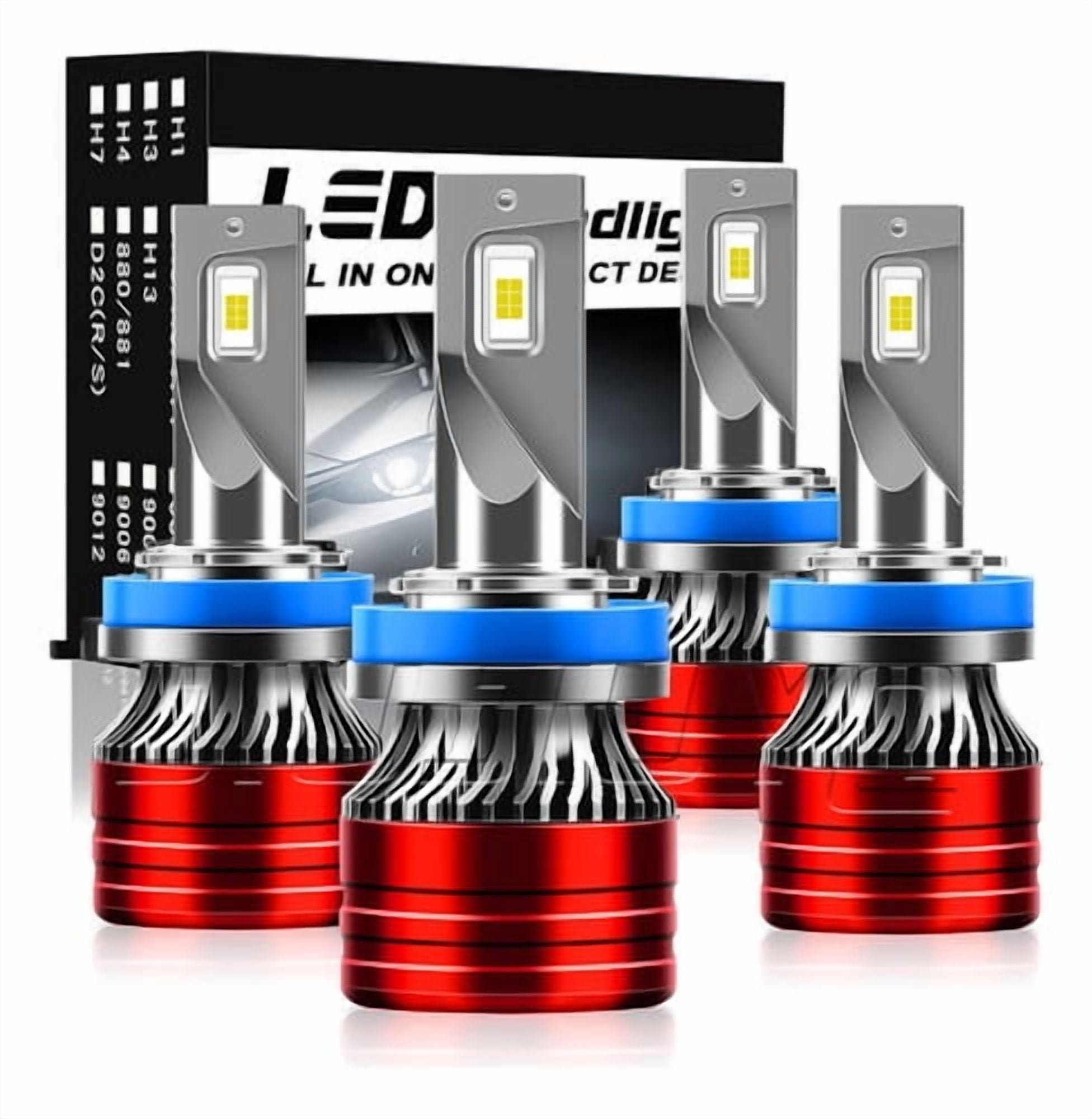Applies to LED Headlight Bulb Kit for Nissan Versa White Light ...