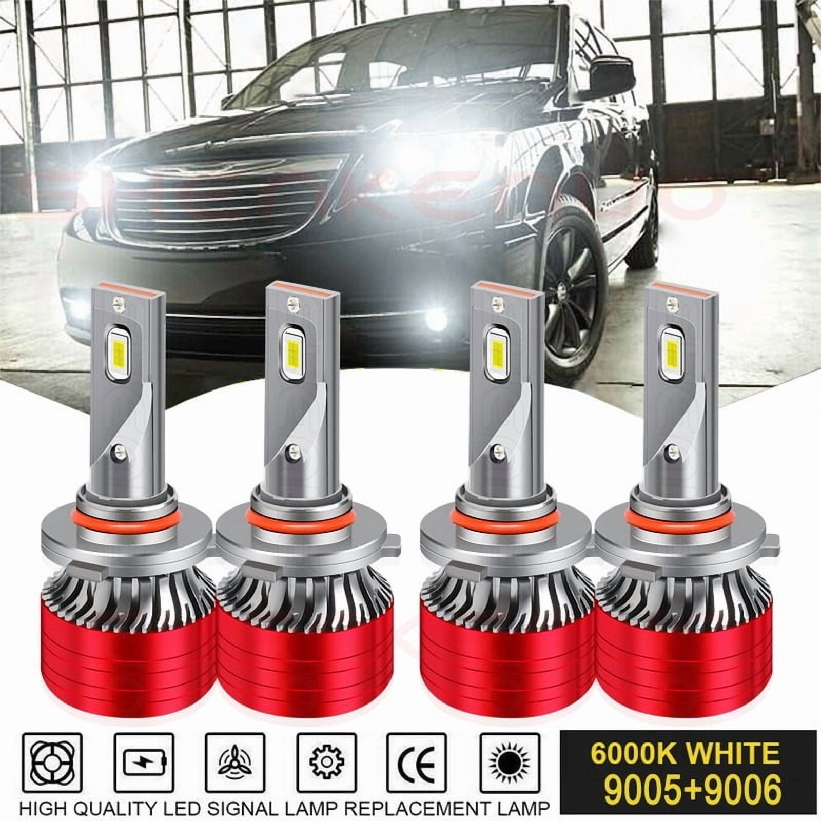 Applies to LED High and Low Beam Headlight Kit 28000 Lm for Chrysler ...