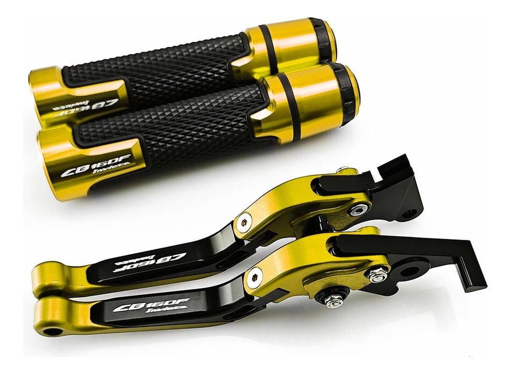 Applies to Levers and Grips for Honda CB160F Invicta, Gold - Walmart.com