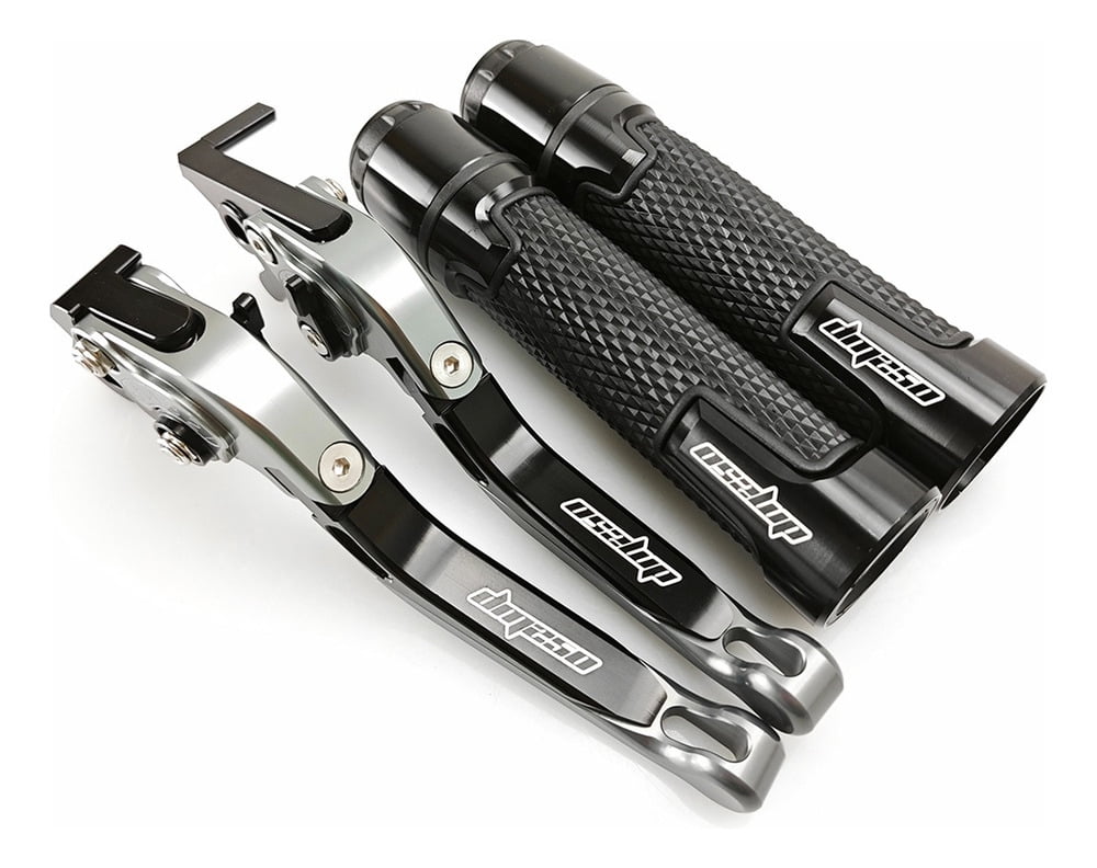 Applies to Levers and Grips for Italika DM250/DM250X, Grey with Black - Walmart.com