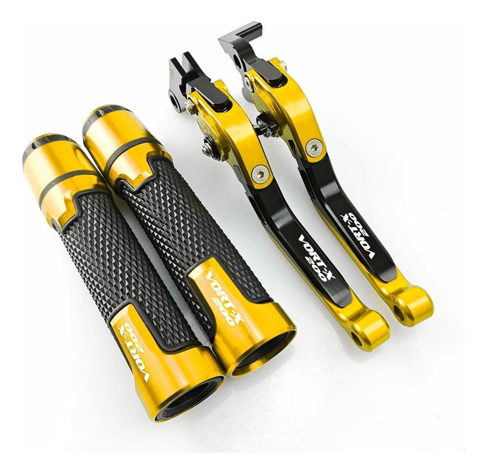 Applies to Levers and Grips for Italika Vort-x 200 Vortex 200, Gold - Walmart.com