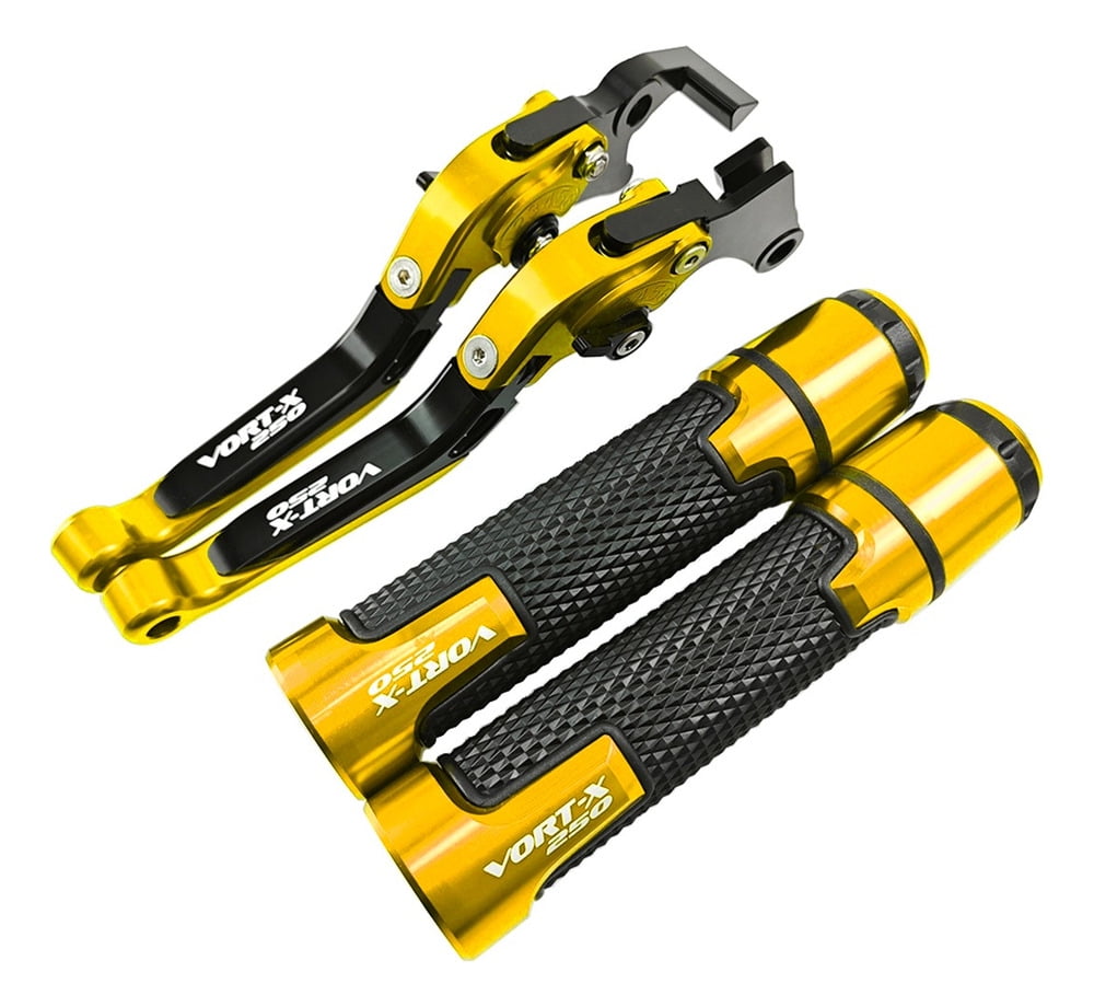 Applies to Levers and Grips for Italika Vort-x 250 Vortx 250, Gold - Walmart.com