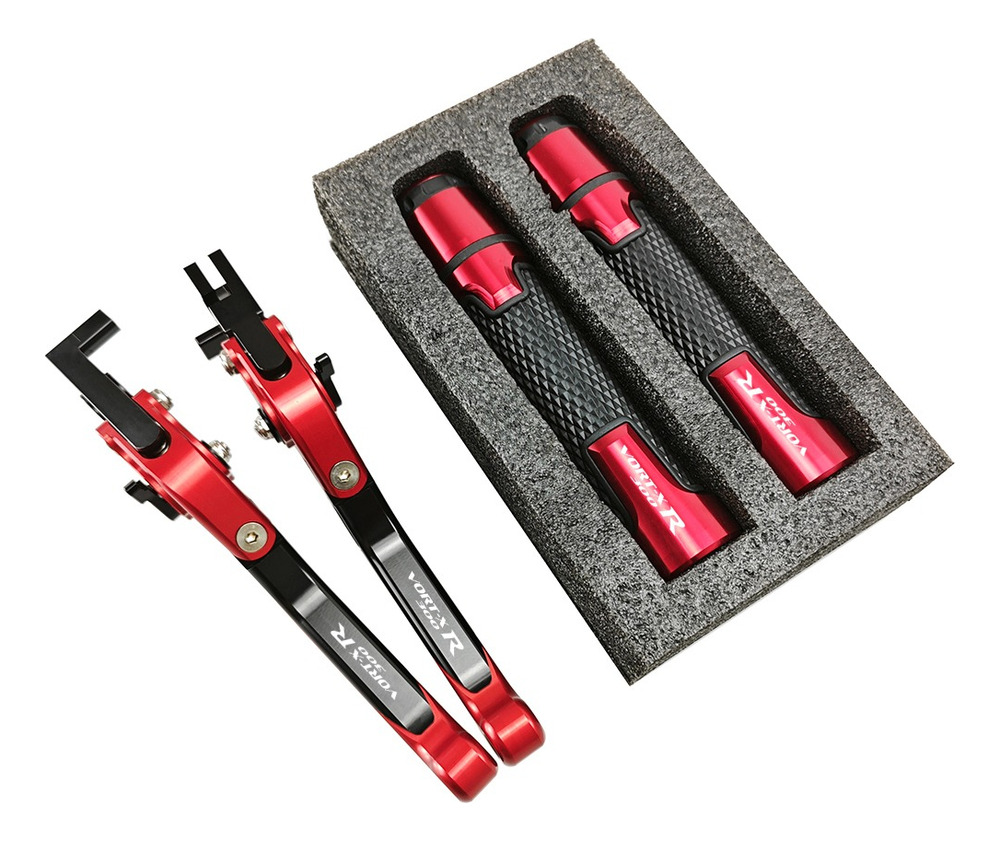 Applies to Levers and Grips for Italika Vort-x 300r Vortx 300 R, Red ...