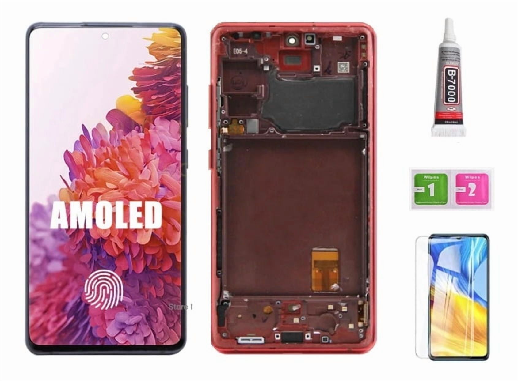 Oled Lcd Screen+Frame Compatible With Samsung S20 Fe 4g G78 - Walmart.com