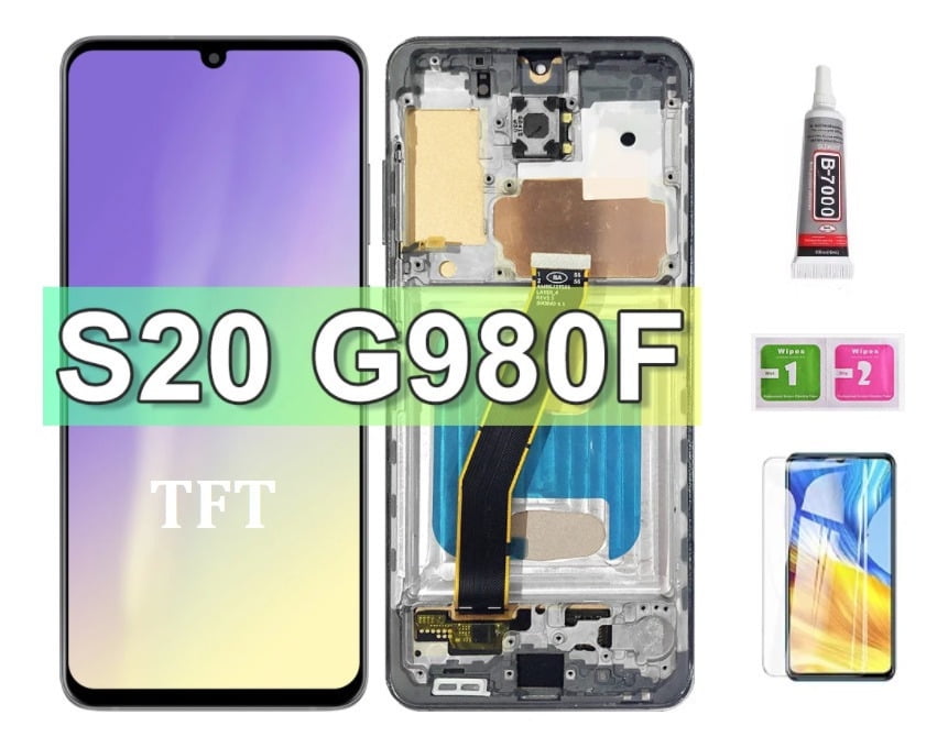 Tft Lcd Screen With Frame for Samsung S20, G980 G981 - Walmart.com