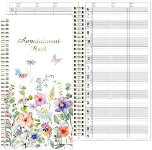 Appointment Book – Undated Salon Appointment Book, Daily＆Hourly ...