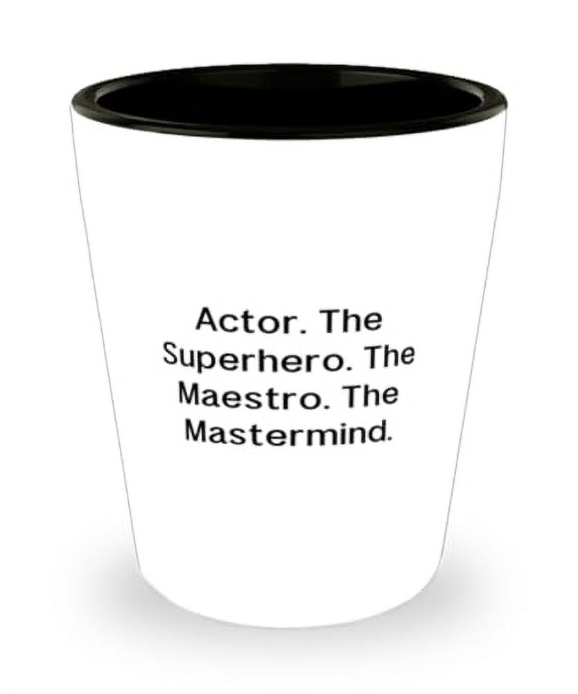 Appreciation Actor Gifts, Actor. The Superhero., New Birthday Shot ...