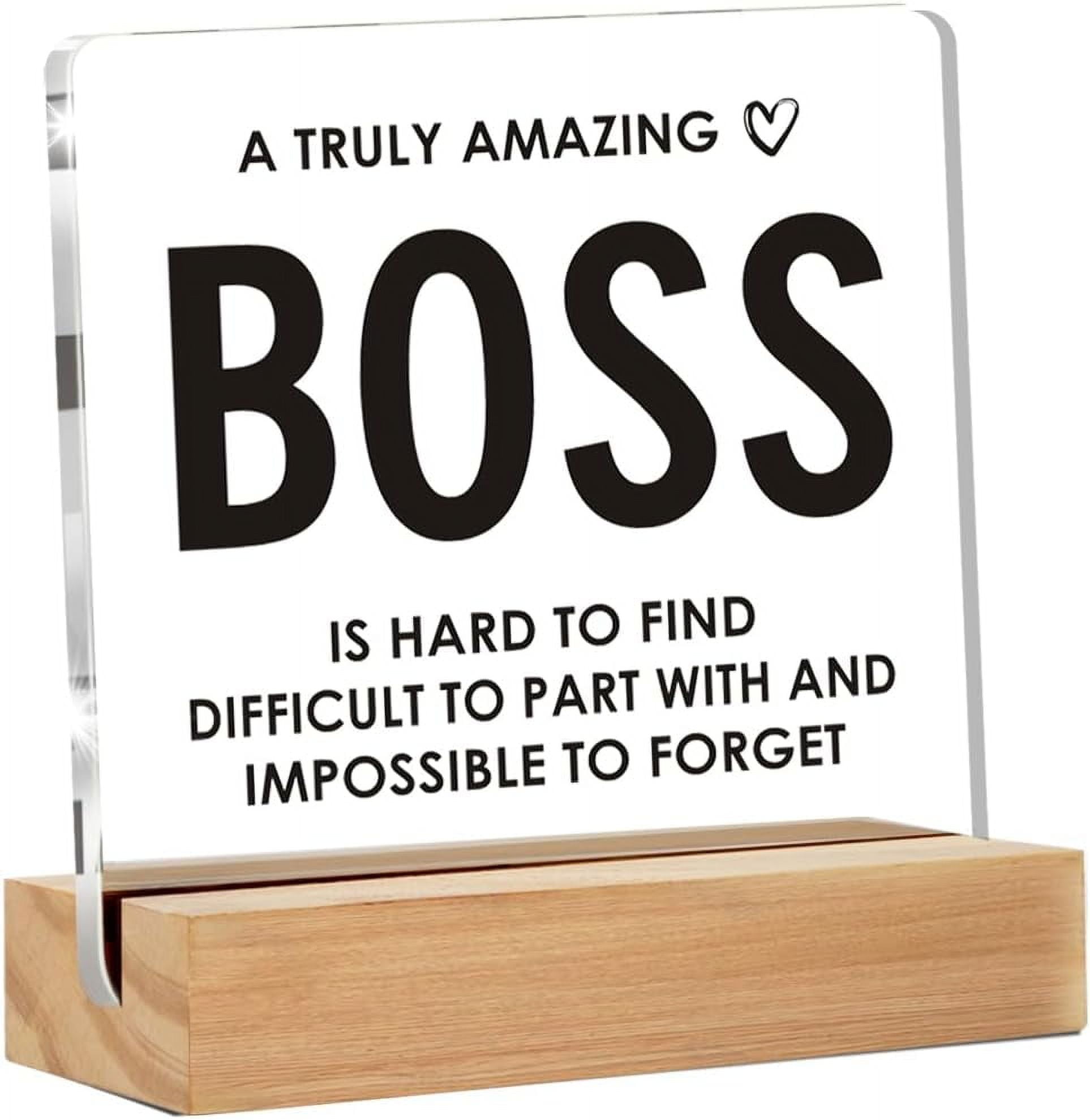 Appreciation Boss Gifts for Men Women, a Truly Great Boss Desk Decor ...