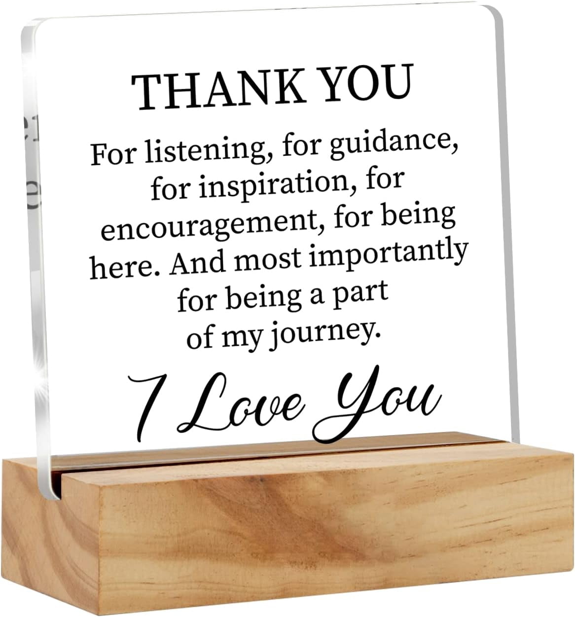 Appreciation Gift Thank You Gifts for Women Men Friends, Thank You I ...