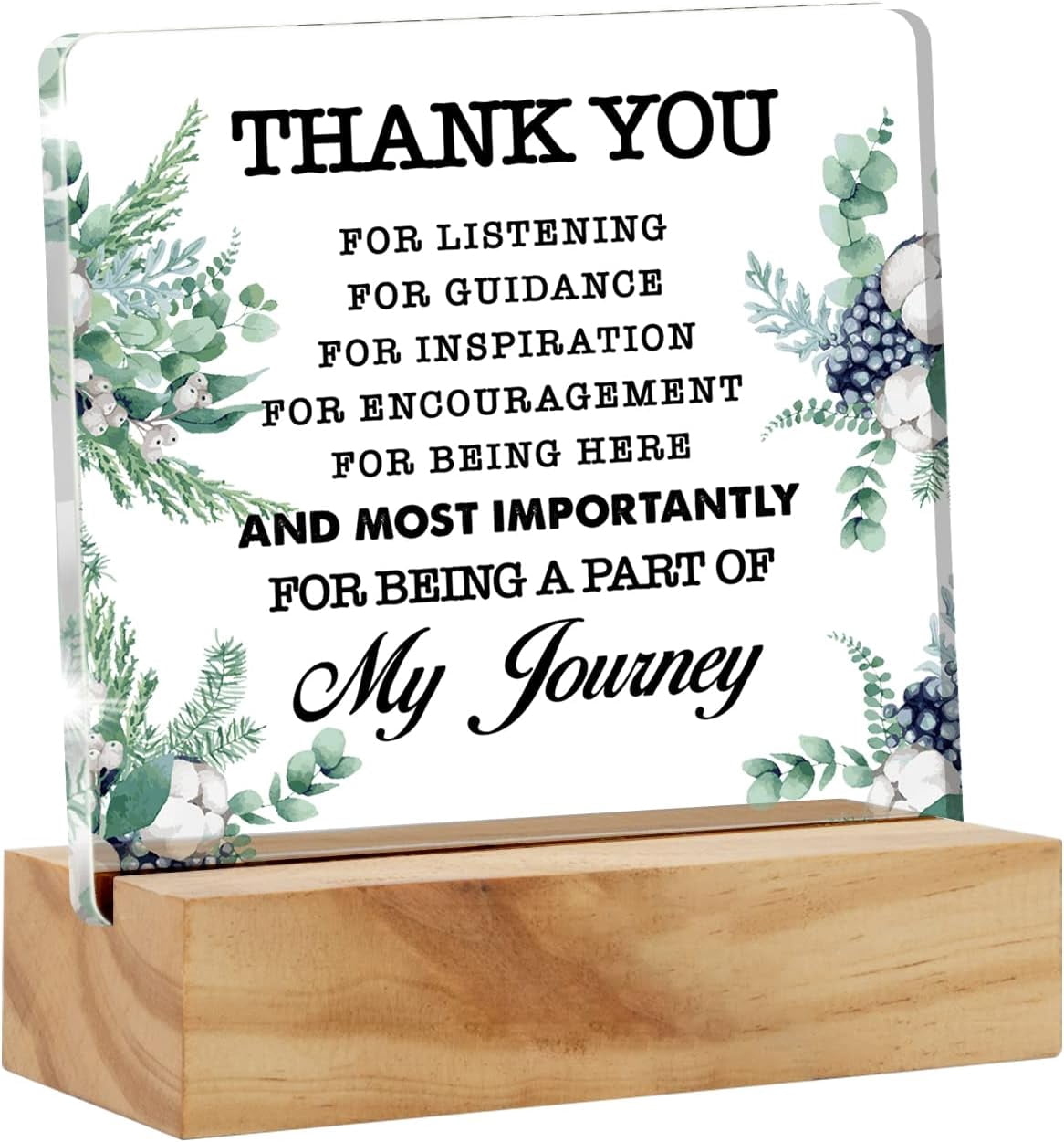 Appreciation Gift for Employee, Teacher, Mentor - Acrylic Desk Sign ...