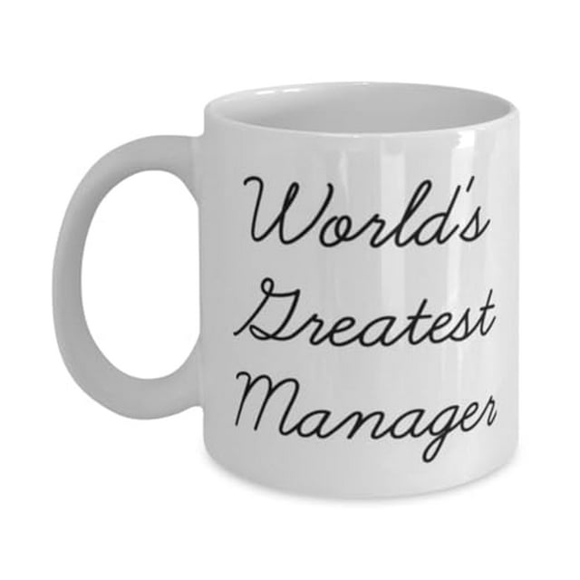 Appreciation Manager Gifts, World's Greatest Manager, Appreciation ...