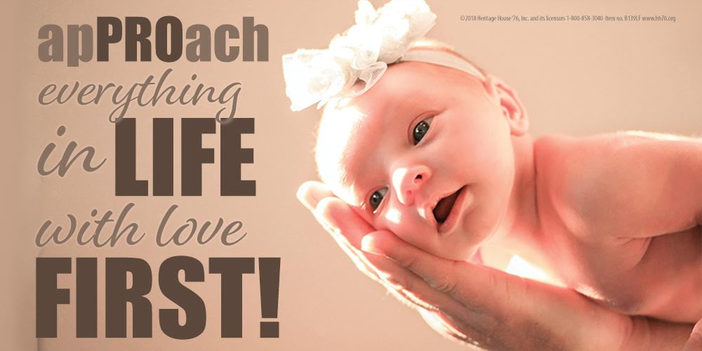 Approach Everything in Life Pro-Life Vinyl Sign - Walmart.com
