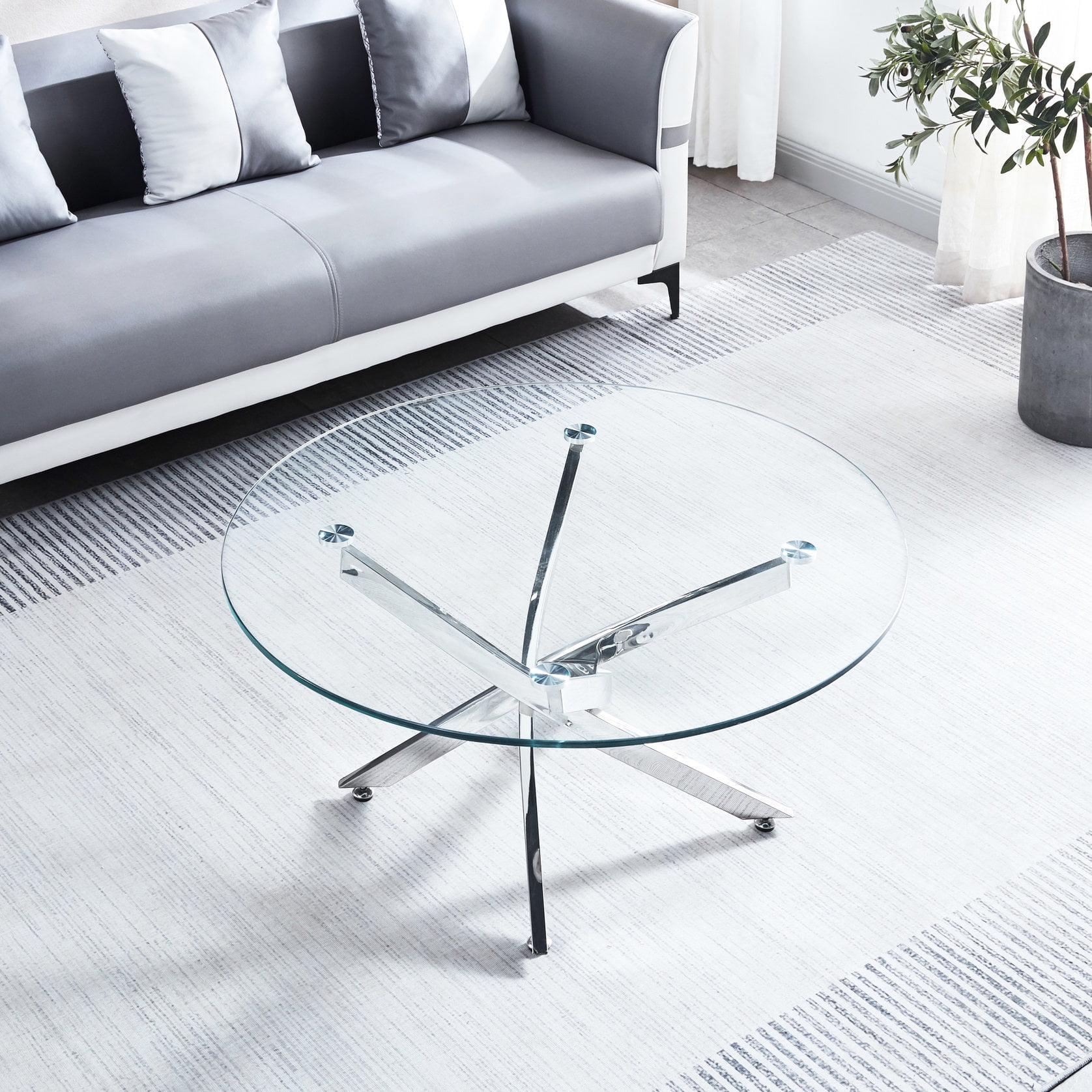 Appropriate Dimensions for Young Families - Round Coffee Table for ...