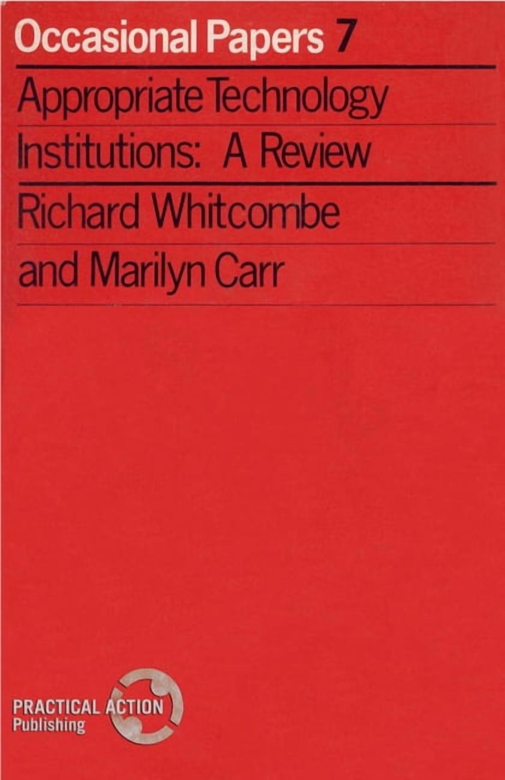 Appropriate Technology Institutions: A Review (Paperback) - Walmart ...