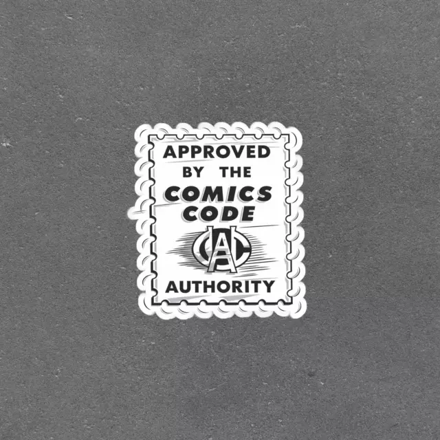 Approved By The Comics Code Authority Vintage Style Stickerphone Decal Water Bottle Stickers ...