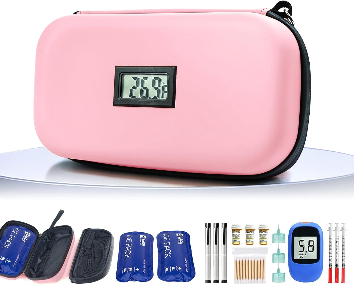 Approved Insulin Cooler Travel Case Medication Cooler for Travel with ...