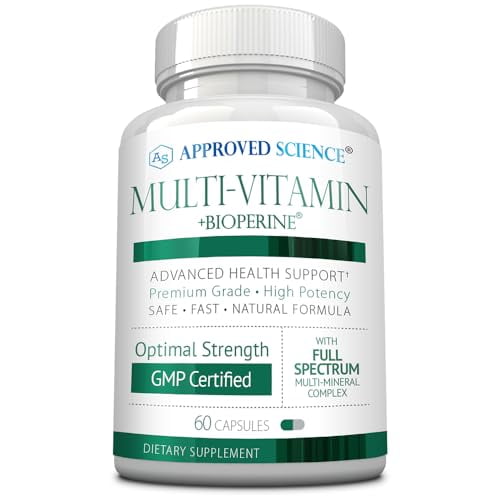 Approved Science Multi-Vitamin - with Full-Spectrum B-Vitamins, Green ...