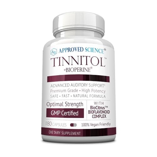 Approved Science Tinnitol - Tinnitus Support Supplement - Ease Ringing ...