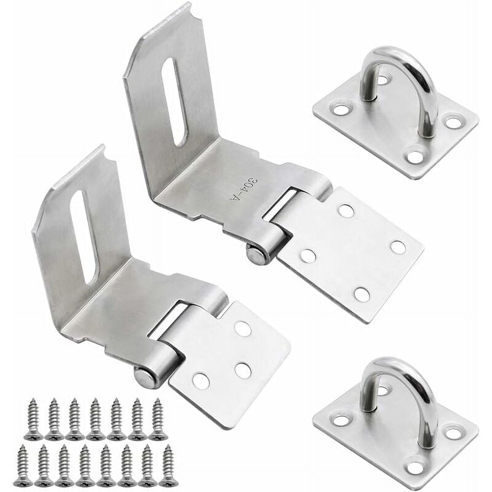 Approximately 2mm Thick Right Angle Padlock Latch, Heavy Duty Stainless ...