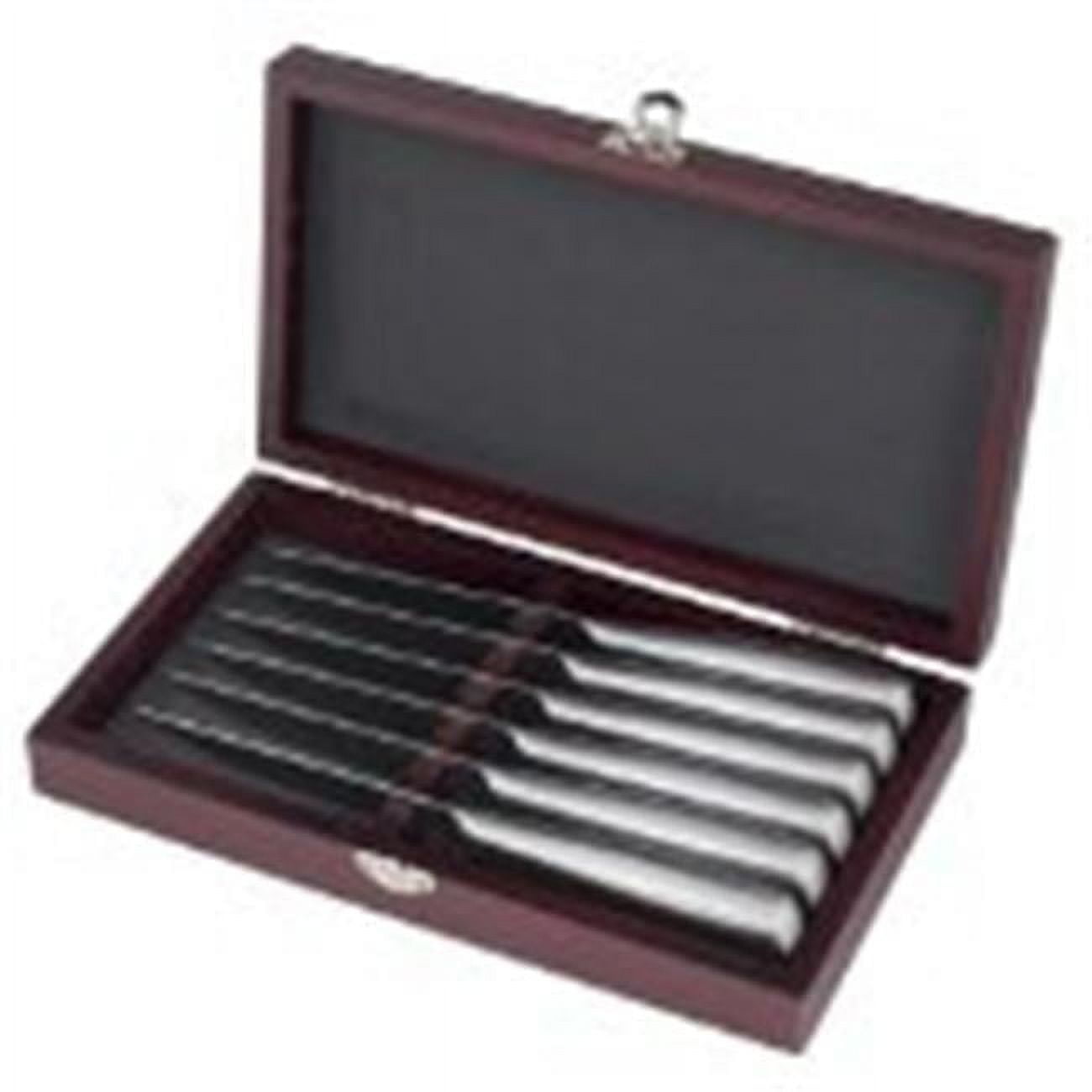 Appuntito Knife Set Metal Handel Rosewood, 6 Piece - Walmart.com