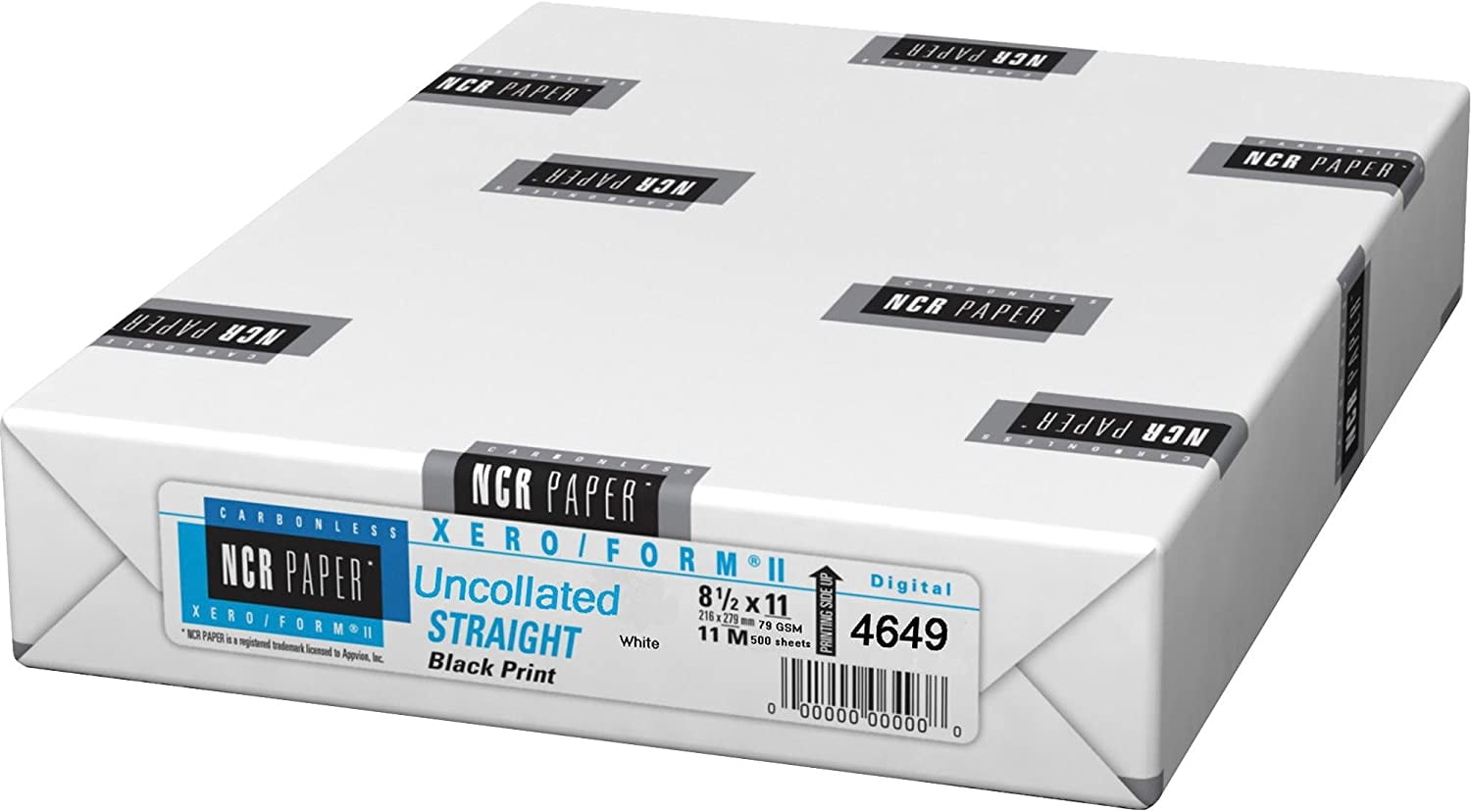 Appvion 4649 Carbonless Paper,Uncollated,Single,500/PK,8-1/2-Inch x11-Inch,White - Walmart.com