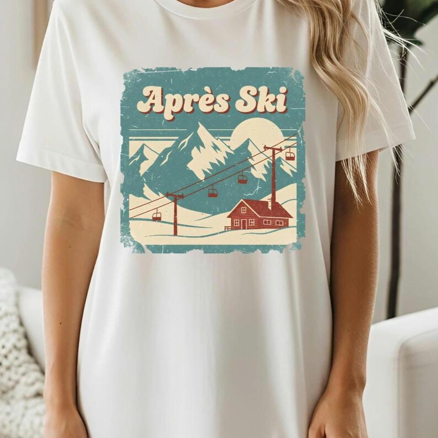 Après Ski Vintage Mountain S1Hirt, R Ski Lodge Gift, Winter Spor ...