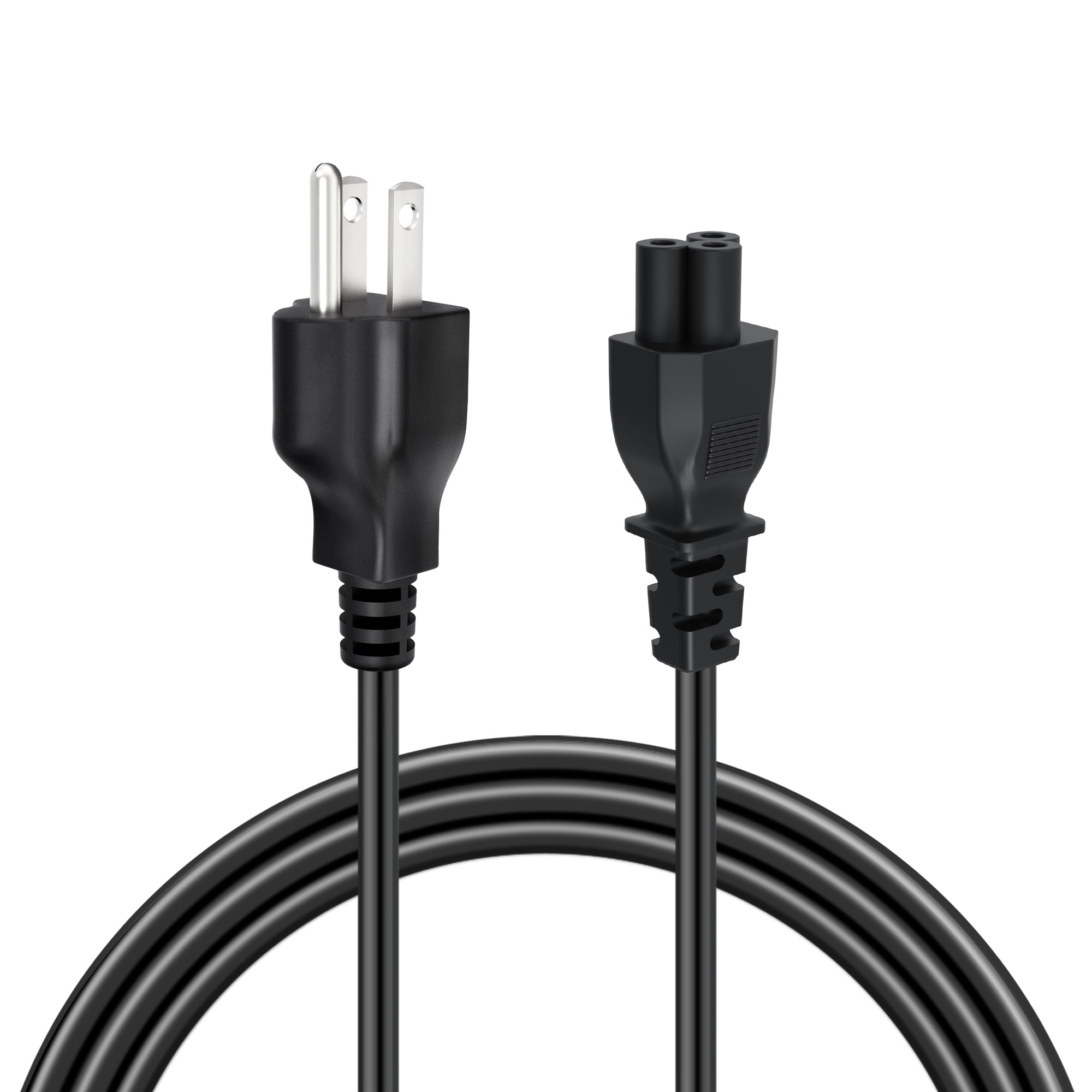 Aprelco 5ft Power Cord US/USA 3 Pin Plug to C5 Clover Leaf CloverLeaf Lead Cable - Walmart.com