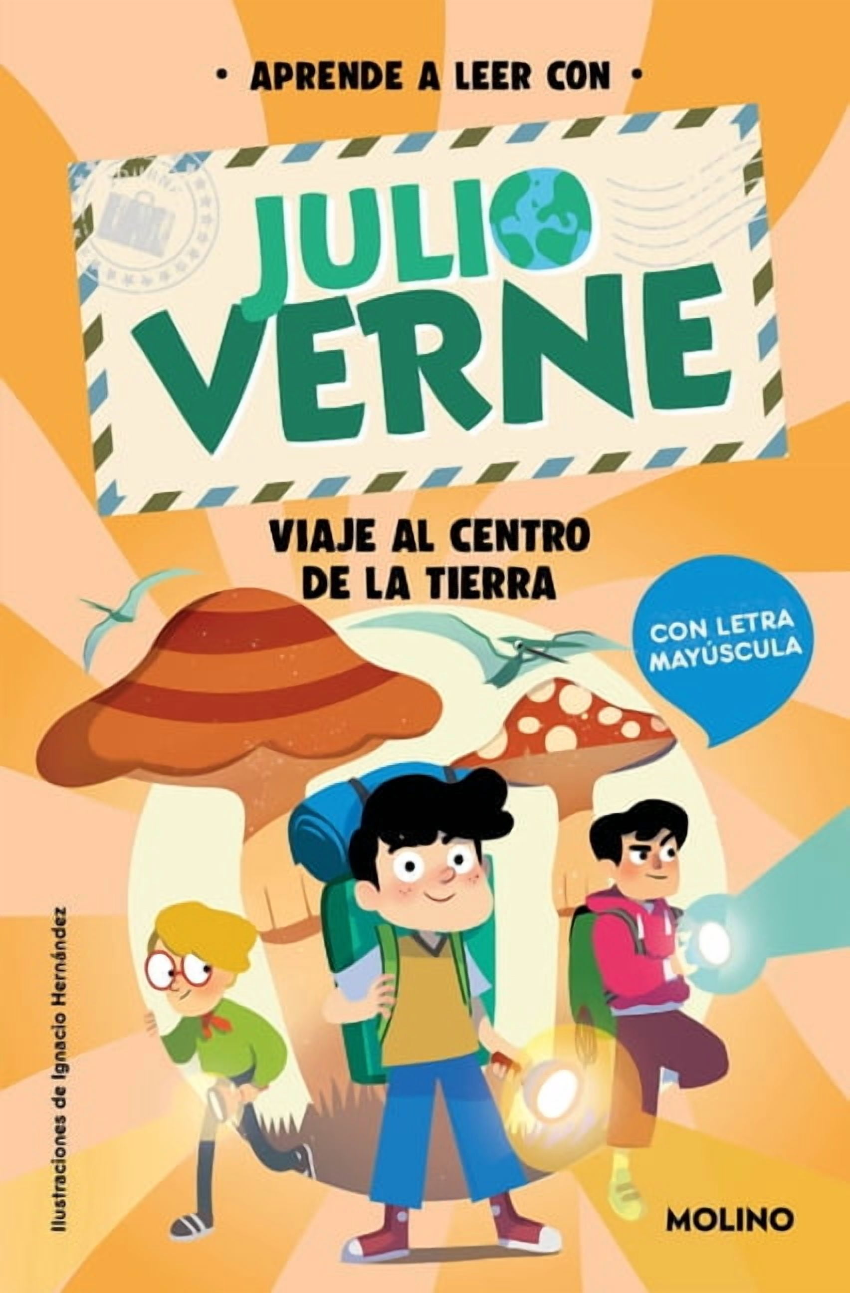 Aprende a Leer Con Verne Viaje Al Centro de la Tierra: En Letra ...