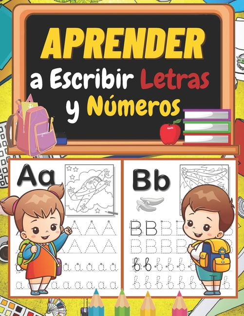 Aprender A Escribir Letras Y Numeros - Walmart.com