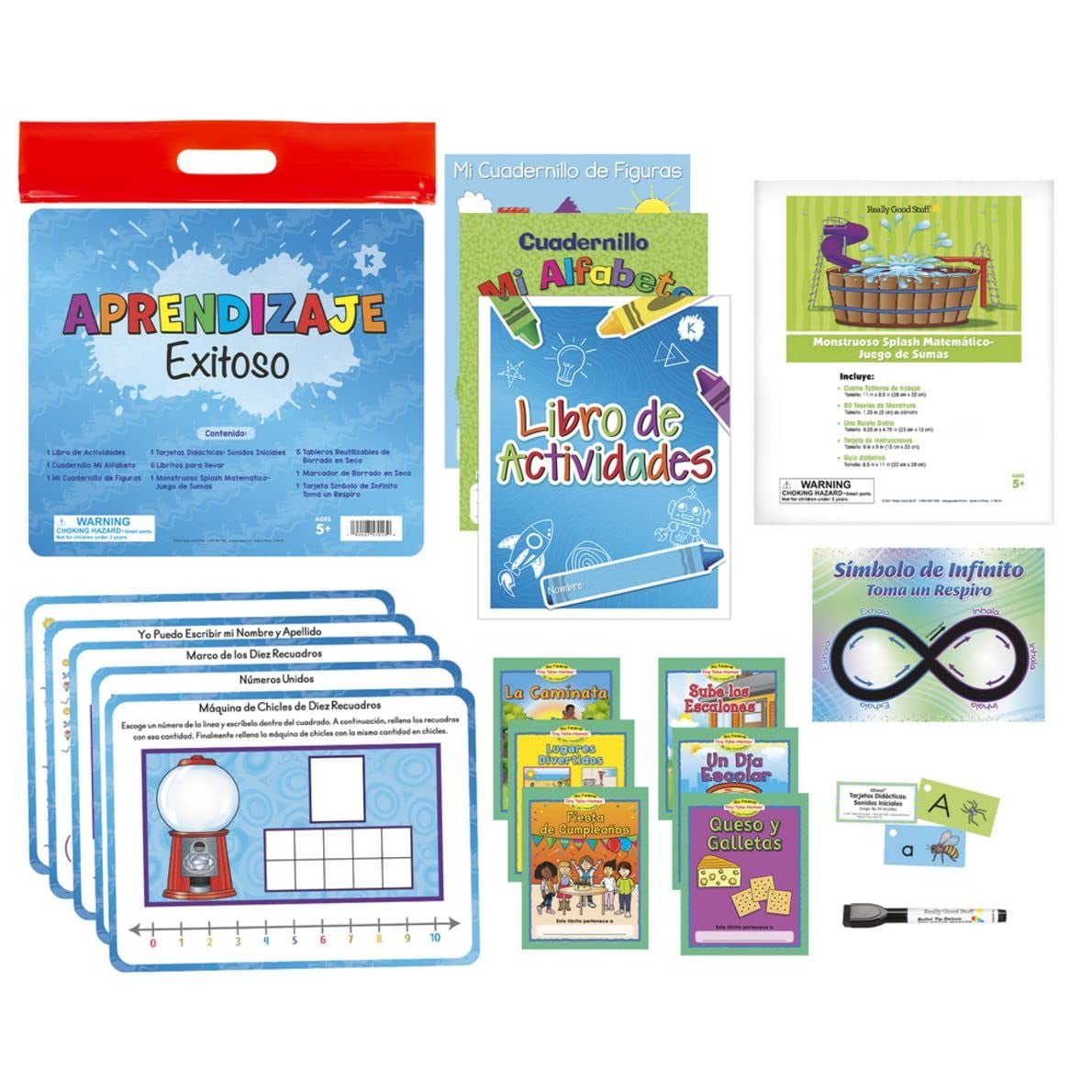 Aprendizaje Exitoso: Jard?n de infancia - Lectura y Matem?ticas (Spanish Learning Success: Grade ...