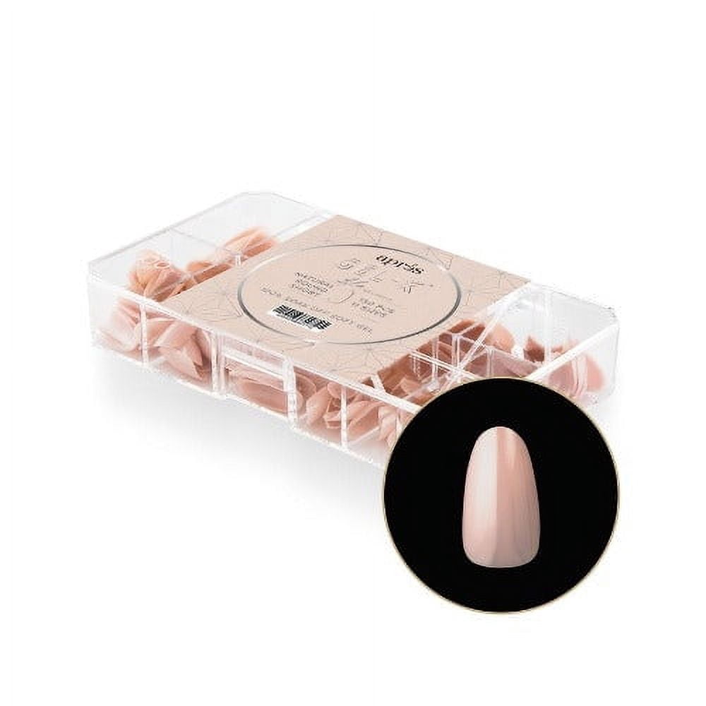 Apres Gel-X Neutrals Lila Natural Tips 150pc - Short Round - Walmart.com