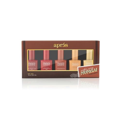 Apres Nail French Manicure Set | Includes 5 Ombre Color | Each Bottle ...