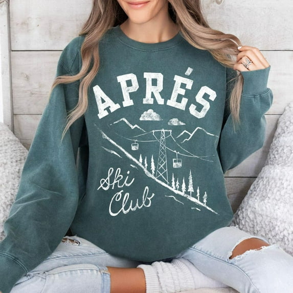 Apres Ski Club Sweatshirt, Comfort Colors® 1566 Sweatshirt, Luxury Bach ...