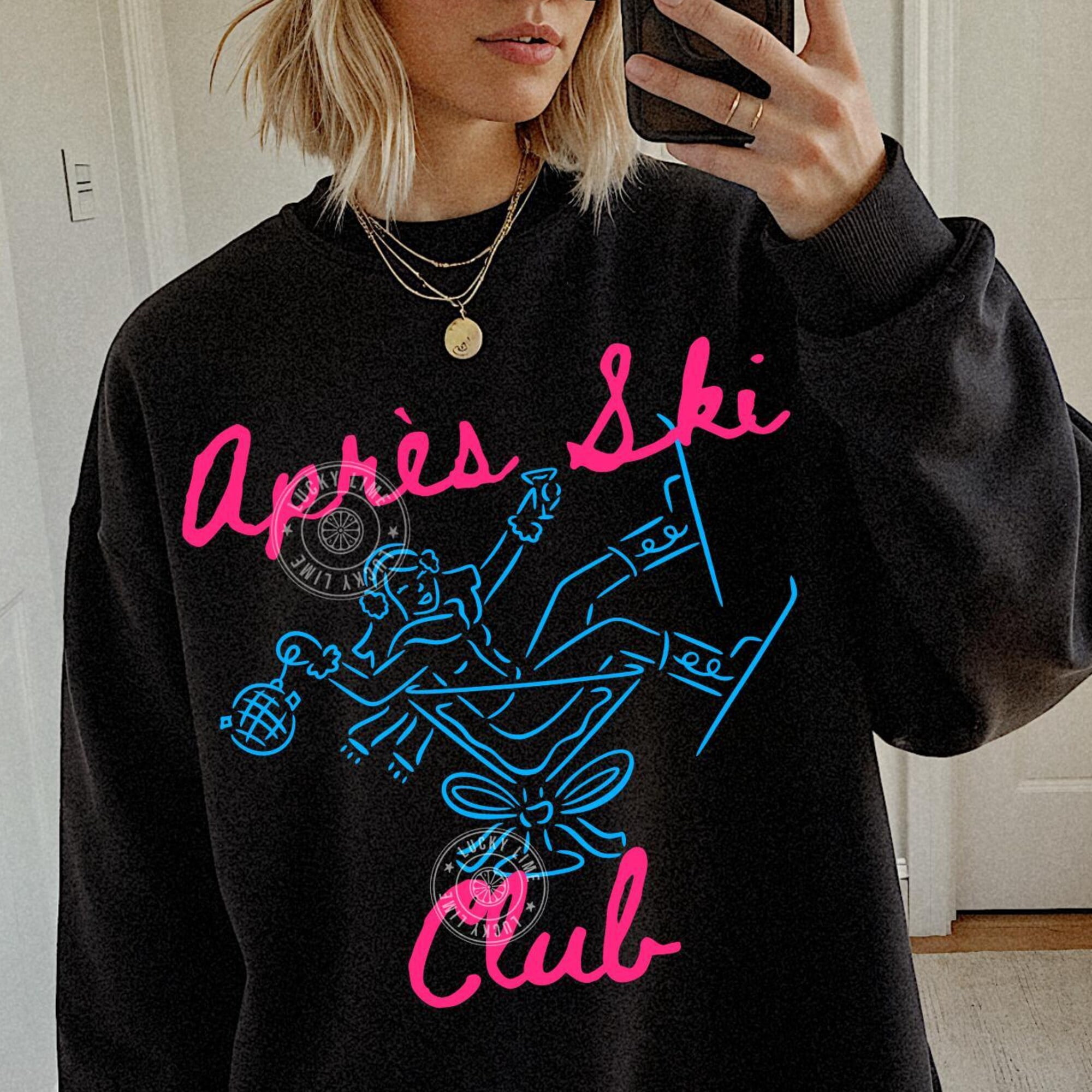 Apres Ski Club TShirt Ski TShirt Winter Bach Party TShirt Winter TShirt ...