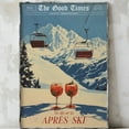 Apres Ski Wall Print, Newspaper Magazine Print, Winter Wall Art ...