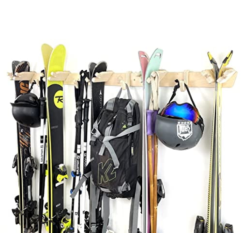 Apres Ski Wall Rack (Holds 5 sets of skis) - Walmart.com