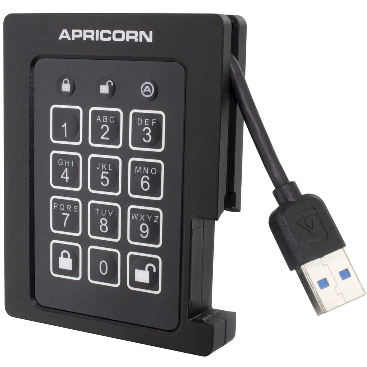 Apricorn 2TB SSD Aegis Padlock SSD - Walmart.com