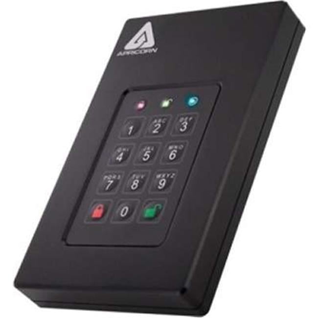 Apricorn 4TB Memory Computer Hard Drive - Aegis Fortress L3 USB 3.0 ...