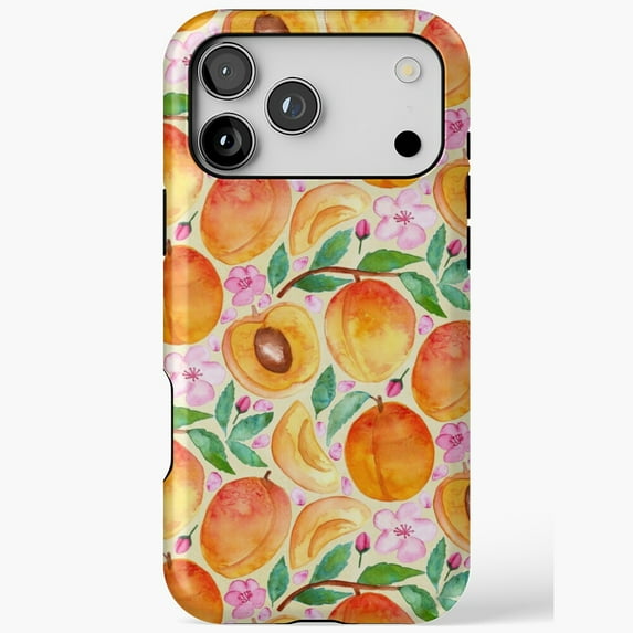 Apricot Abundance Colorful Fruit Art Phone Case Compatible iPhone 17 ...