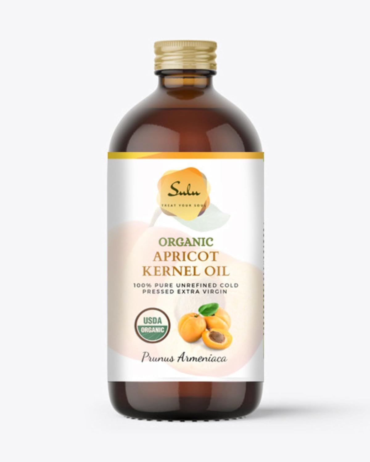 Apricot Kernel Oil- USDA Organic Cold Pressed Unrefined (16 oz ...