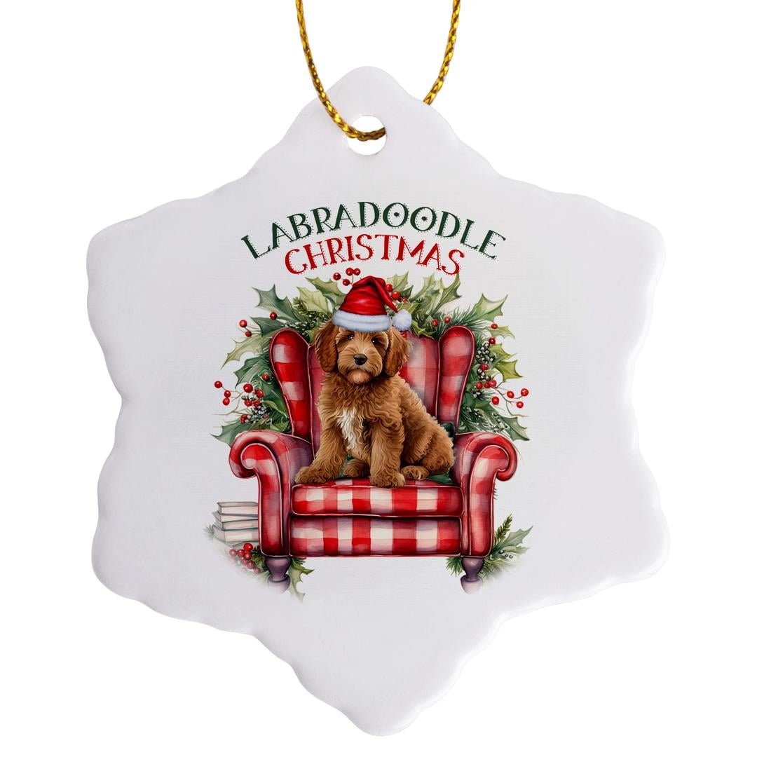 3drose, Apricot Labradoodle Dog Is Christmas Ready for the Doodle Mom ...